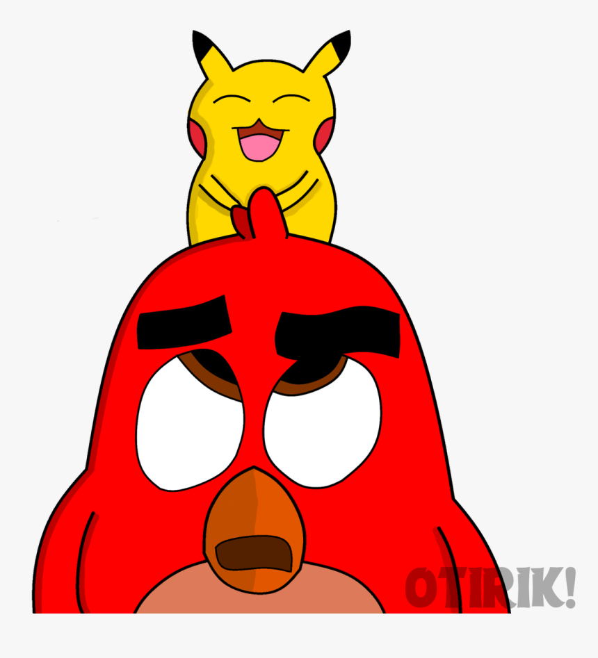 Angry Bird With Pikachu, HD Png Download , Transparent Png Image - PNGitem