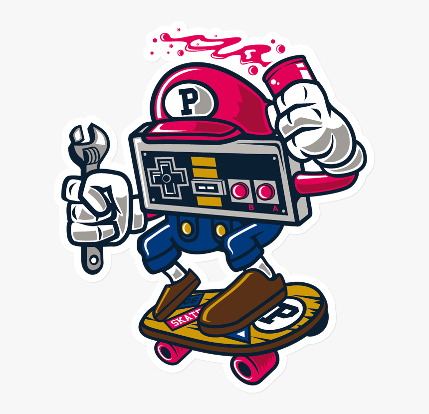 Stickers Skate Art Png, Transparent Png , Transparent Png Image - PNGitem