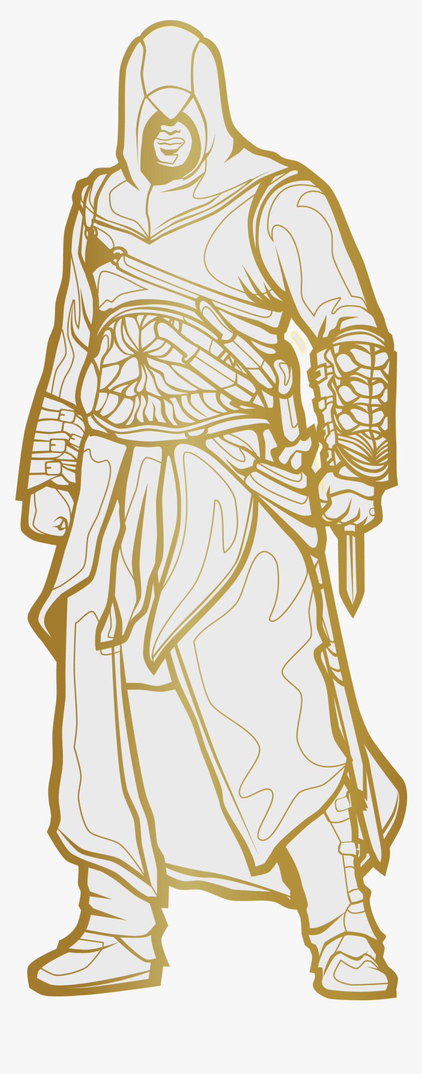 Assassin's Creed Unity Cartoon Drawing, HD Png Download , Transparent ...