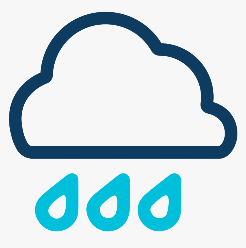 Cloud Rain Icon, HD Png Download , Transparent Png Image - PNGitem
