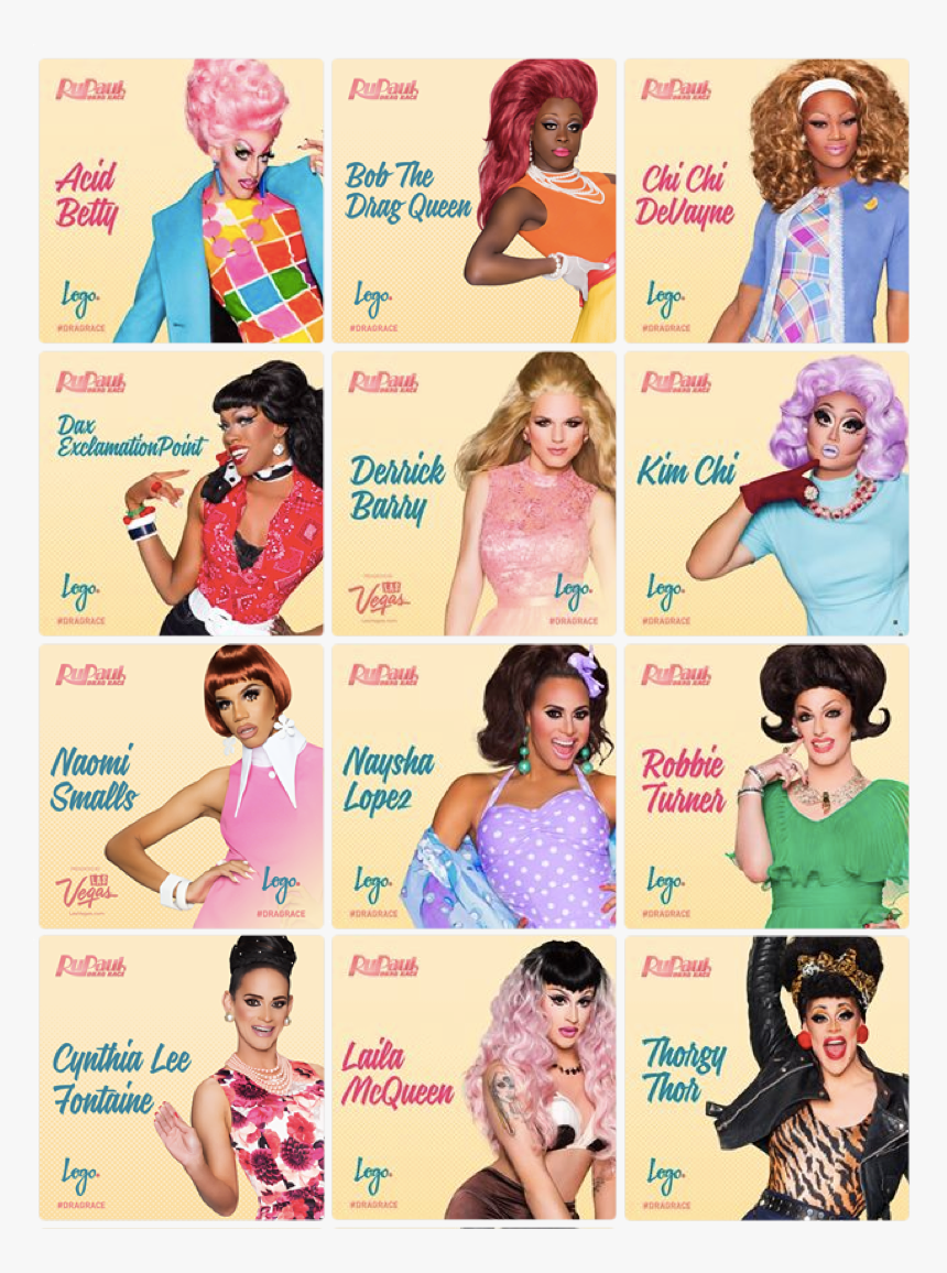 Transparent Rupaul Png - Rupaul Season 8 Queens, Png Download ...