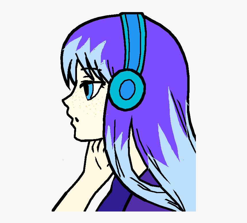 Anime Girl Not Colored, HD Png Download , Transparent Png Image - PNGitem