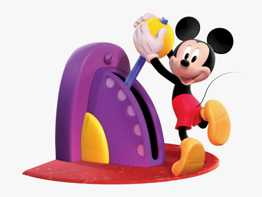 Mickey Pulling Lever, HD Png Download , Transparent Png Image - PNGitem