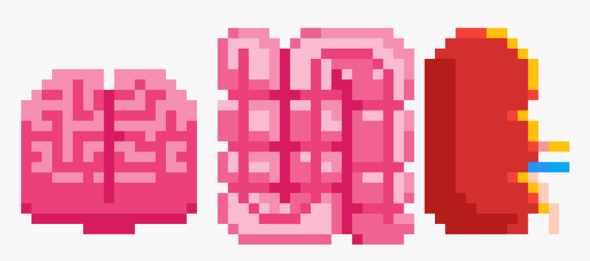 Pixel Brain Icon, HD Png Download , Transparent Png Image - PNGitem