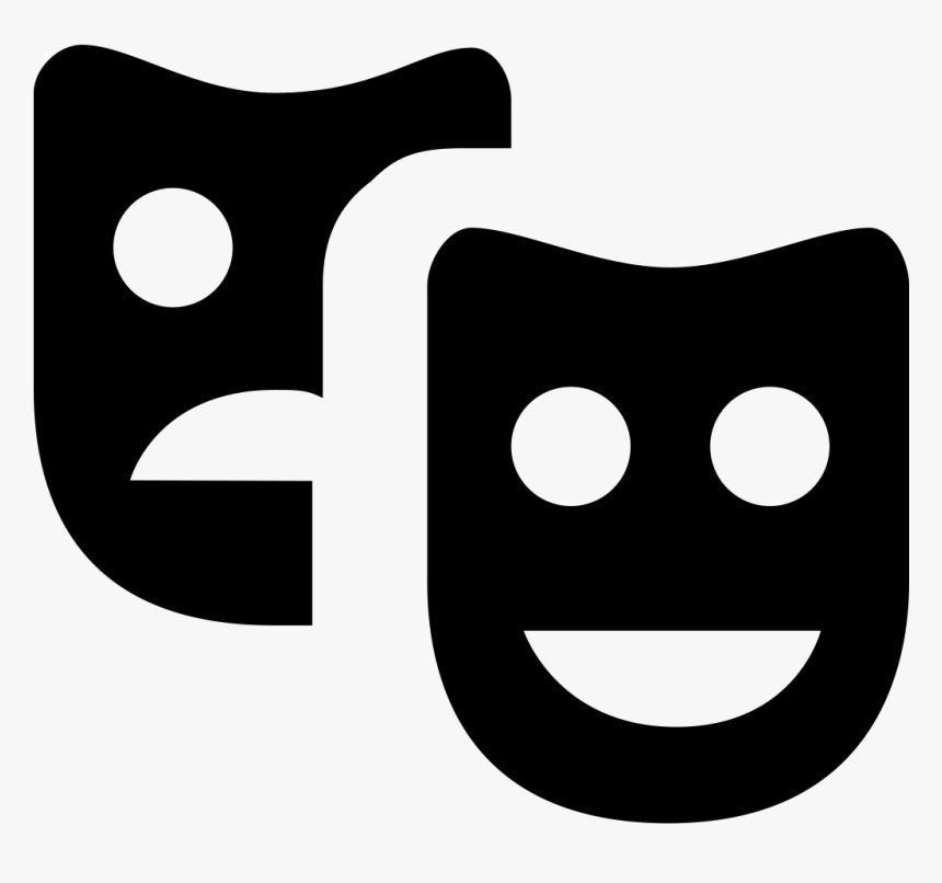 Transparent Comedy And Tragedy Masks Png - Smiley, Png Download ...