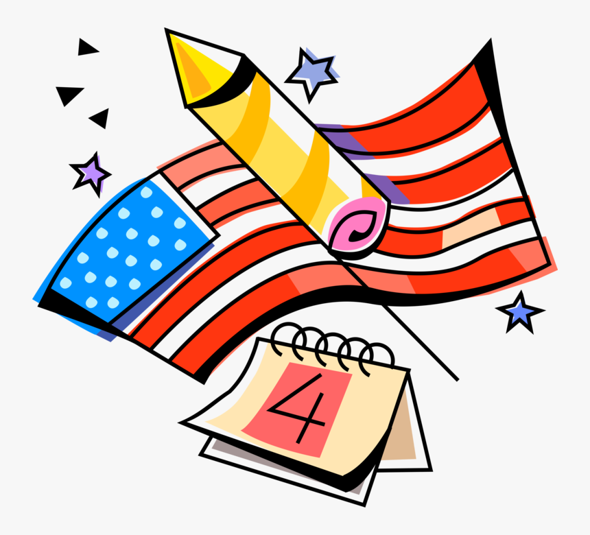 Vector Illustration Of Independence Day 4th Of July - July 4th Vector ...