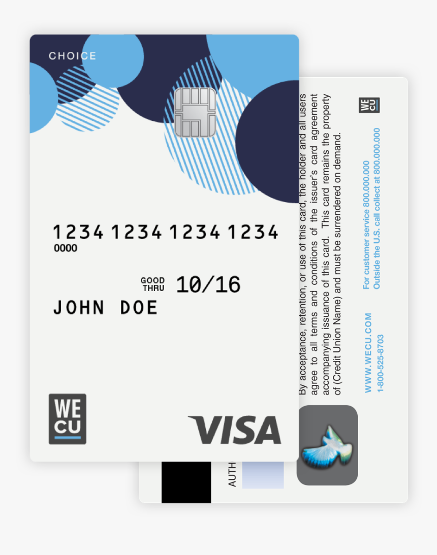 Wecu Debit Card, HD Png Download , Transparent Png Image - PNGitem