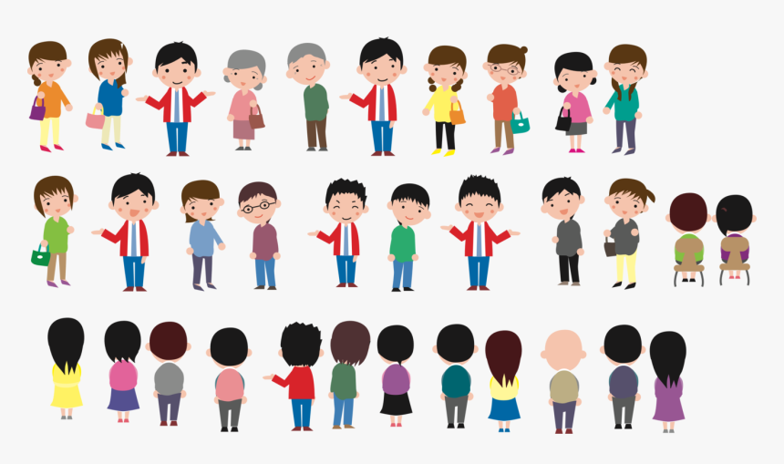Transparent Computer Clip Art Png - Clip Art Of Cartoon People Men, Png ...