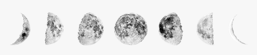 Moon Cycle Transparent Background, HD Png Download , Transparent Png ...