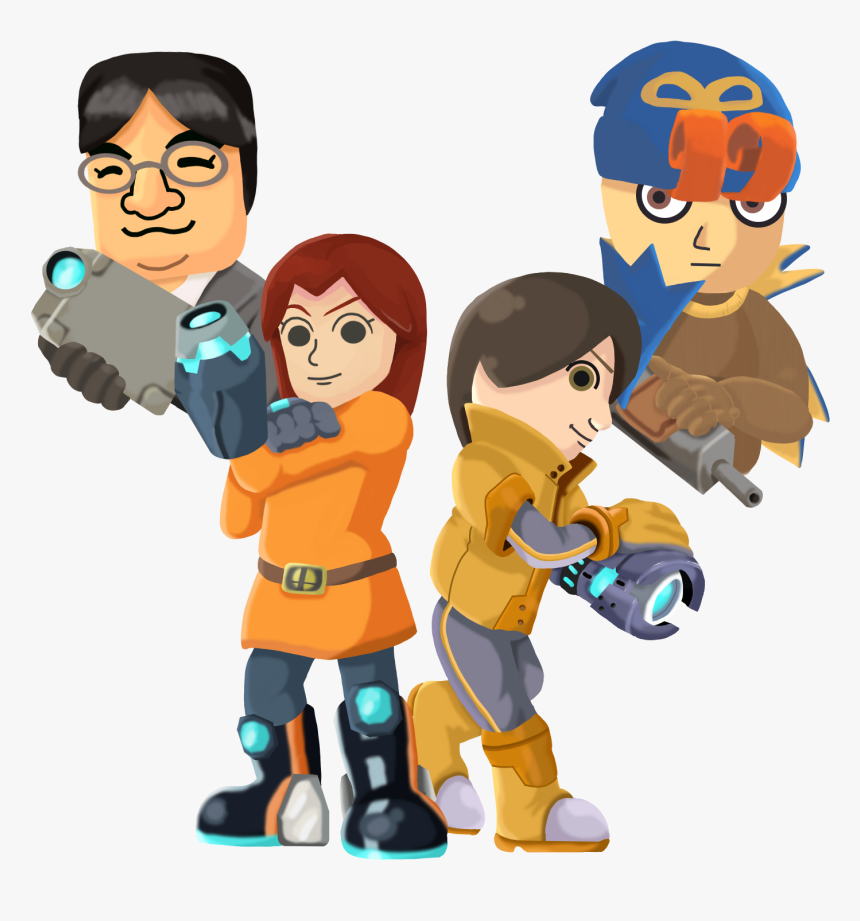 Super Smash Bros - Smash 4 Mii Gunner In Ultimate, HD Png Download ...