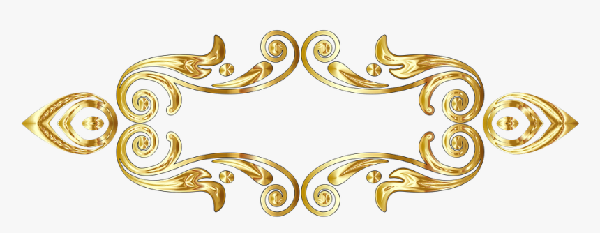 Divider, Separator, Gold, Line Art, Decorative - Wallpaper, HD Png ...