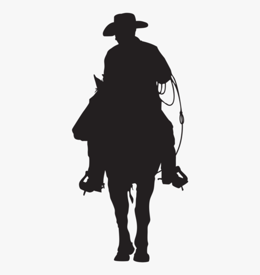 Cowboy Clipart Black And White