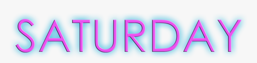 Saturday - Graphic Design, HD Png Download , Transparent Png Image ...