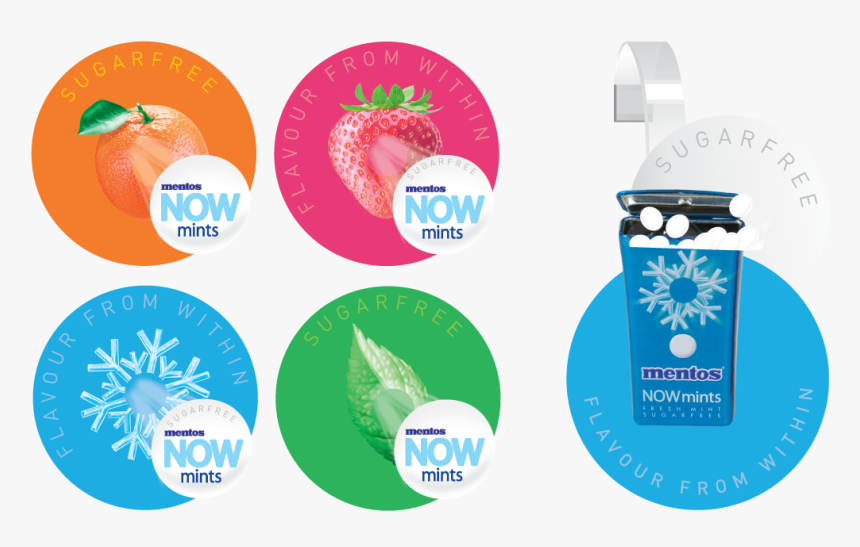 Mentos Flavour - Label, HD Png Download , Transparent Png Image - PNGitem