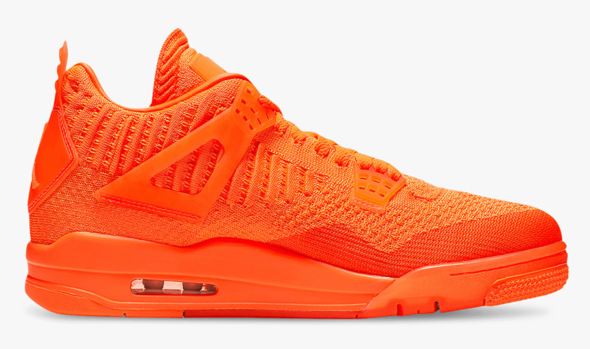 Air Jordan 4 Flyknit Total Orange, HD Png Download , Transparent Png ...