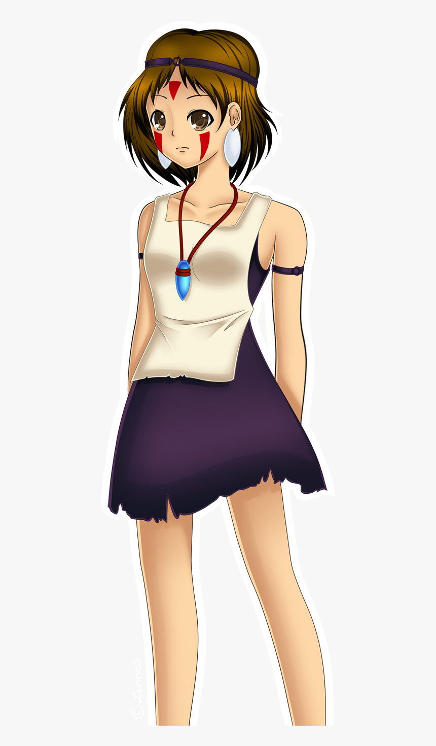San Princess Mononoke Transparent, HD Png Download , Transparent Png ...