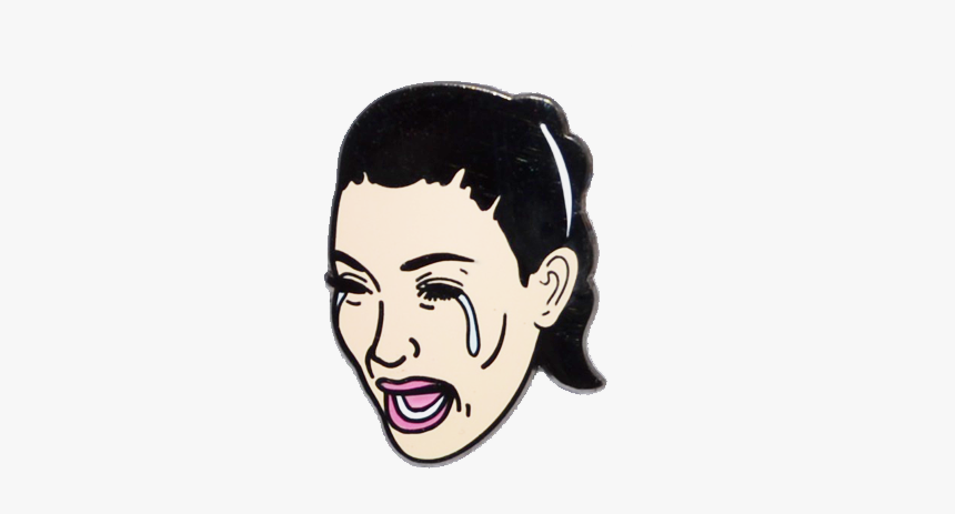 Kim Crying Face Outline, HD Png Download , Transparent Png Image - PNGitem