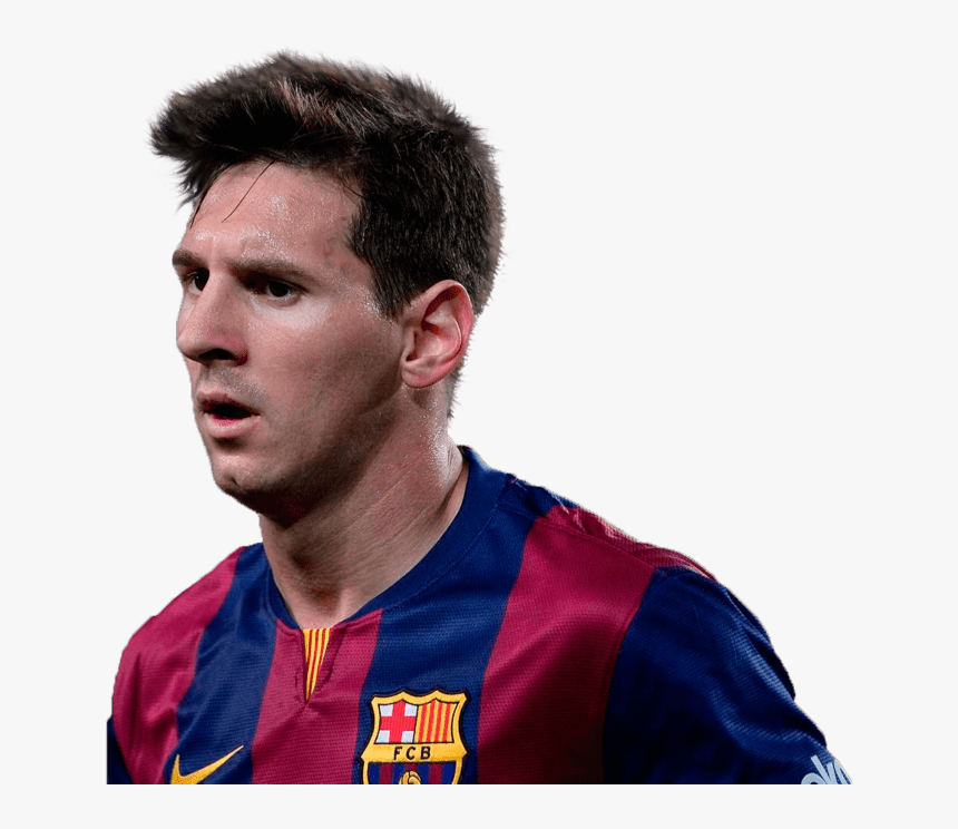 Barcelona Messi - Messi Pic 2014 Face, HD Png Download , Transparent ...