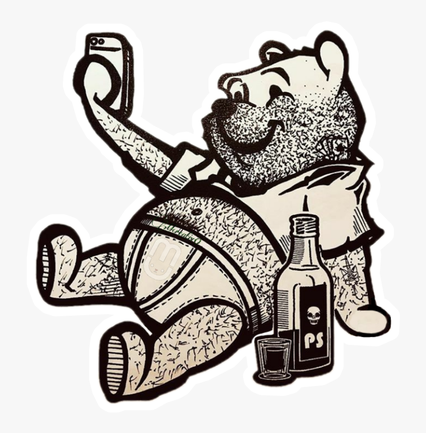 Transparent Selfie Clipart - Stickers Borrachos, HD Png Download ...