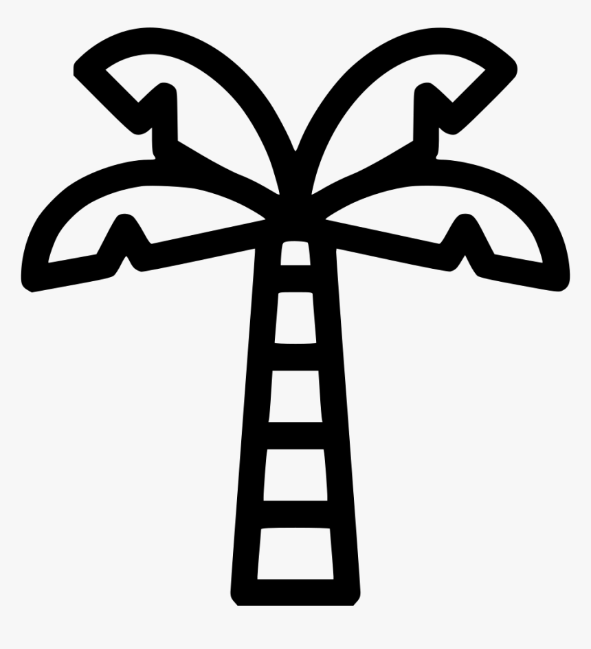 Palm Tree - Palm Tree Icon Transparent Png, Png Download , Transparent ...