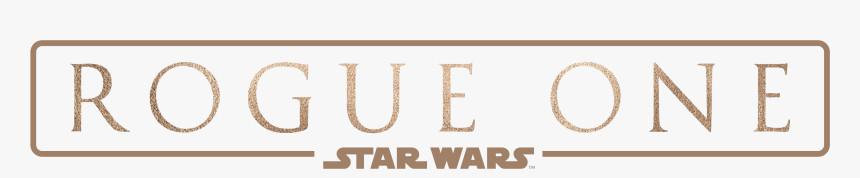 Star Wars Rogue One Title Logo Treatment Transparent - Rogue One A Star ...