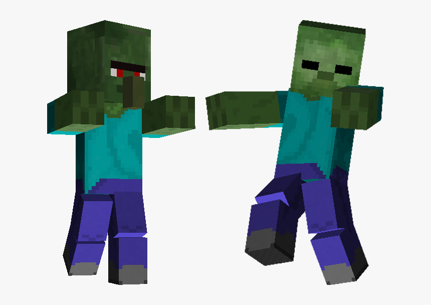 Minecraft Zombie Transparent Background, HD Png Download , Transparent ...