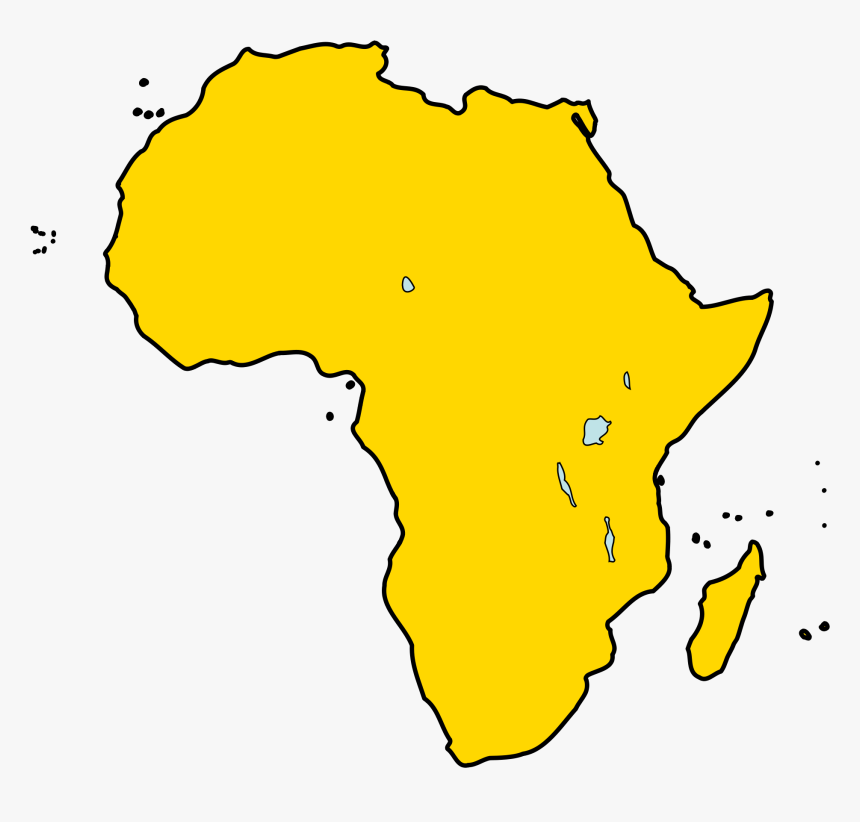 Africa Vector Continent - Continent Of The Africa, HD Png Download ...