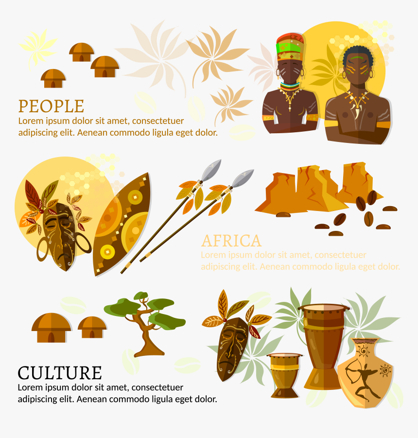 Transparent Ethnic Food Clipart - African Culture And Traditions ...