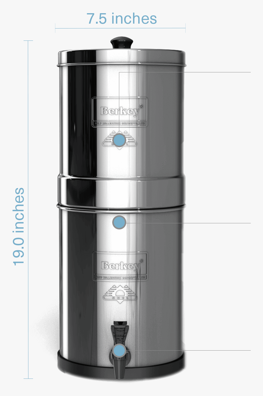 Travel Berkey Water Filter - Small Appliance, HD Png Download ...