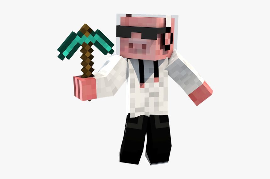 Minecraft Diamond Pickaxe, HD Png Download , Transparent Png Image ...