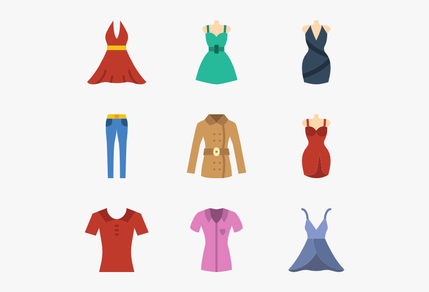 Woman Clothes - Clothes Vector Icon Png, Transparent Png , Transparent ...