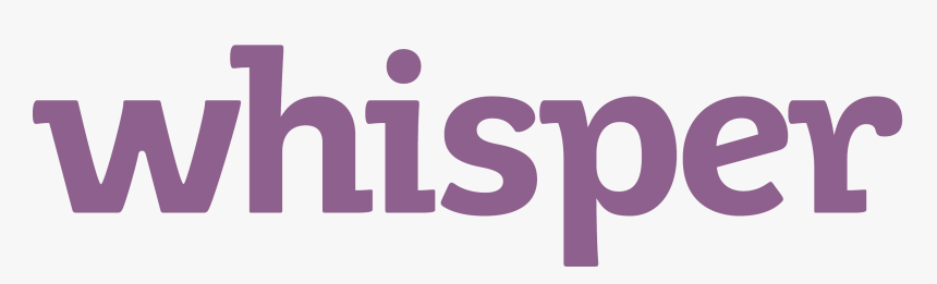 Transparent Whisp Png - Whisper App Logo Png, Png Download ...