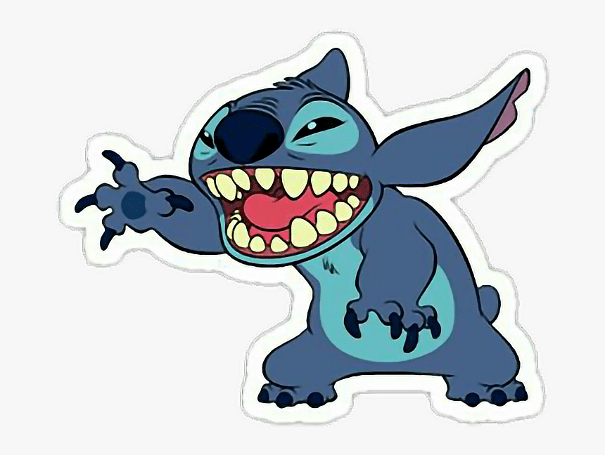 Tumblr Stitch Sticker By Sandra - Stitch Png, Transparent Png ...