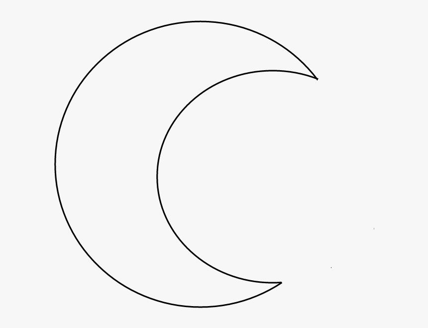 Line Moon Sticker Download