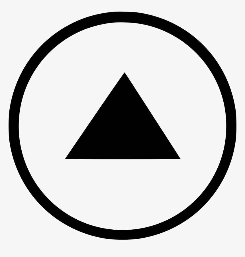 Up Triangle Arrow Round - Arrow Vector Png, Transparent Png ...