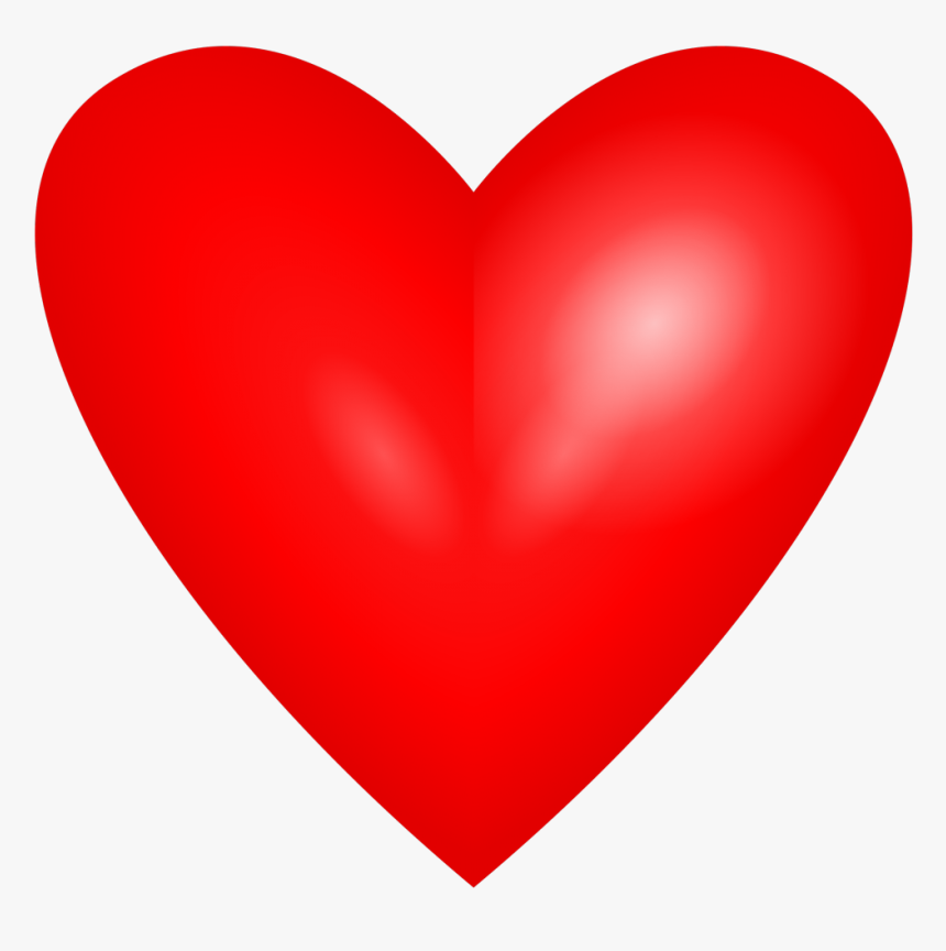 Big Bold Red Heart Clipart - Heart For Valentines Day, HD Png Download ...