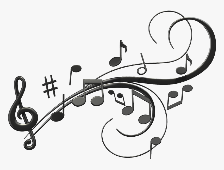 Note Clipart Singing - Transparent Background Music Notes Png, Png ...