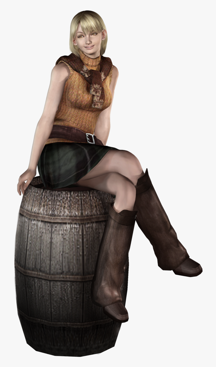 Resident Evil 4 Girl, HD Png Download , Transparent Png Image - PNGitem