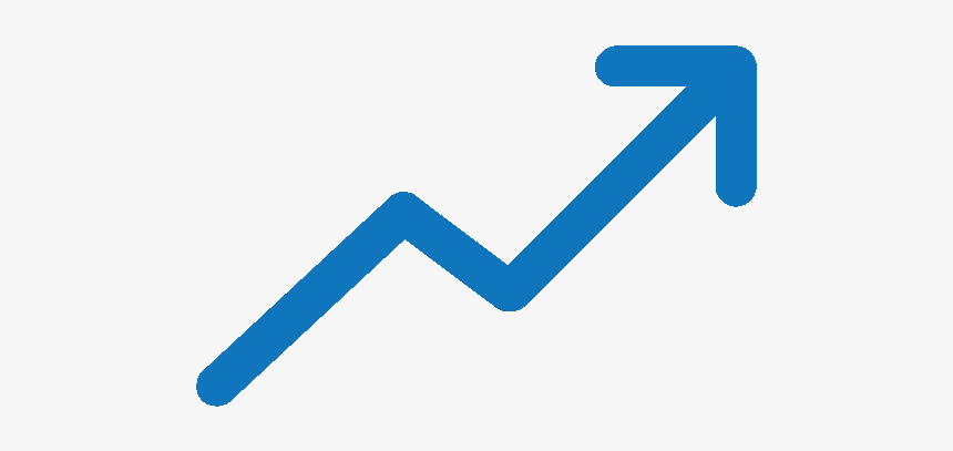 Chart Trending Up, HD Png Download , Transparent Png Image - PNGitem