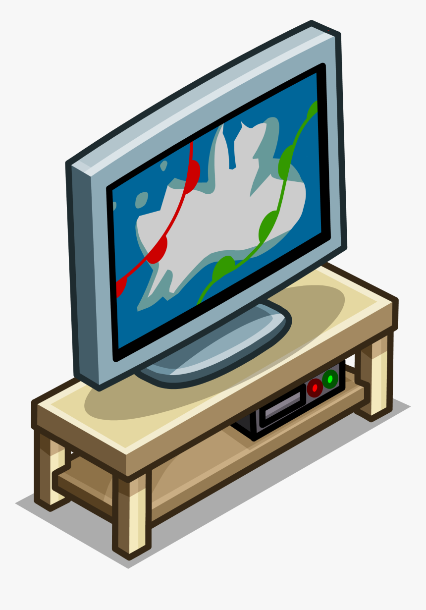 Gray Tv Stand Sprite - Tv Stand Clipart Png, Transparent Png ...