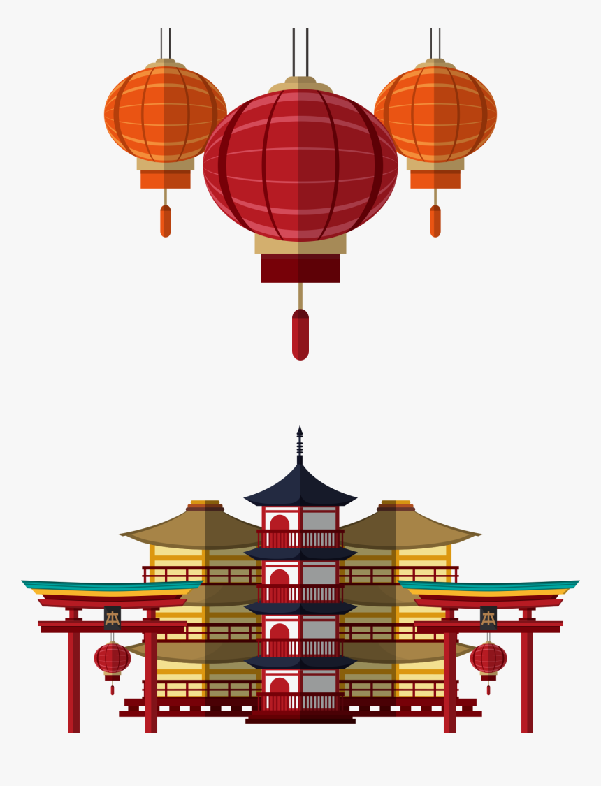 Drawing Japan Lantern - Japanese Lantern Transparent Background, HD Png ...