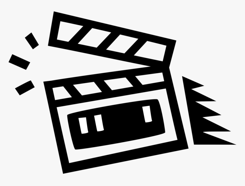 Vector Illustration Of Filmmaking And Video Production, HD Png Download ...