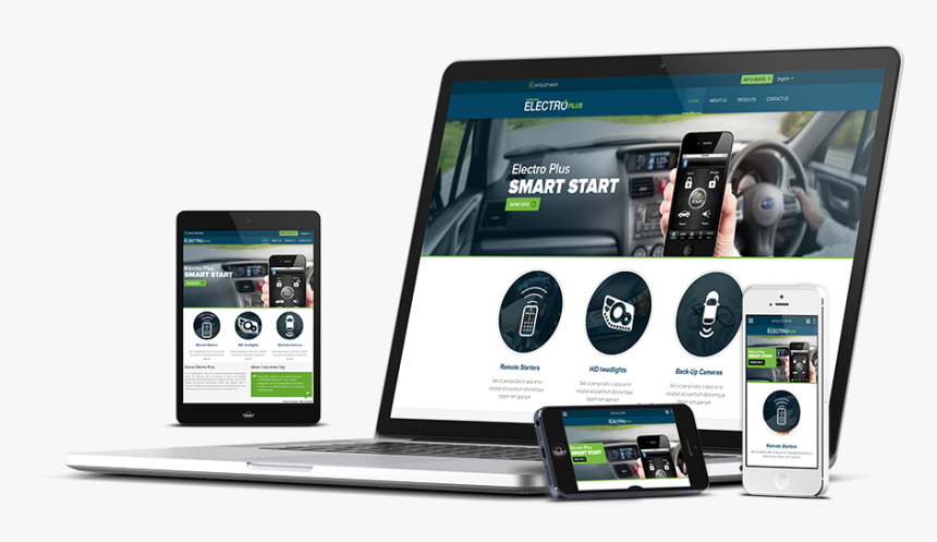 Responsive Pg Img - Responsive Website Images Hd, HD Png Download ...