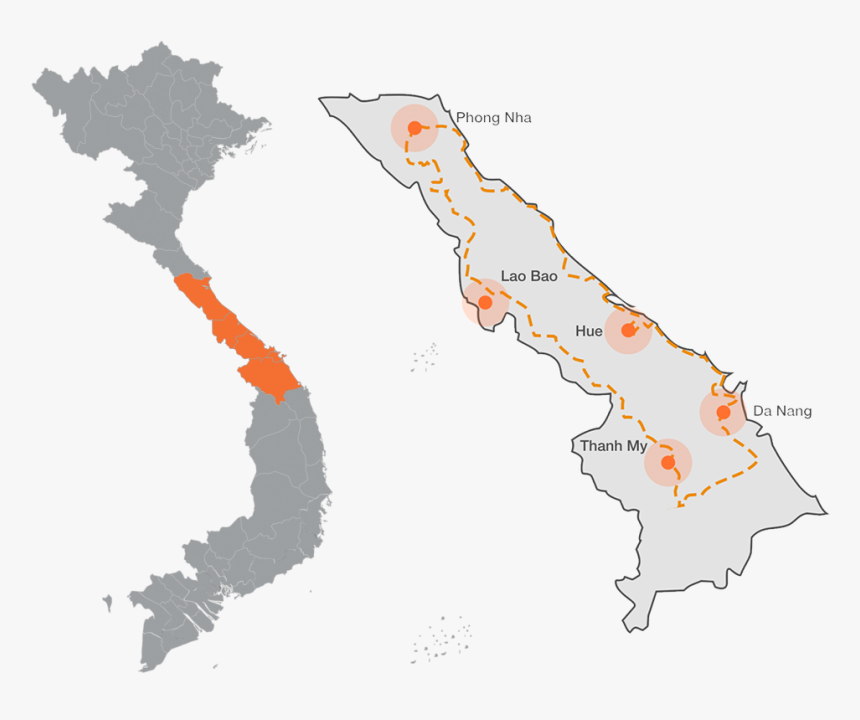 Vietnam Map Grey, HD Png Download , Transparent Png Image - PNGitem