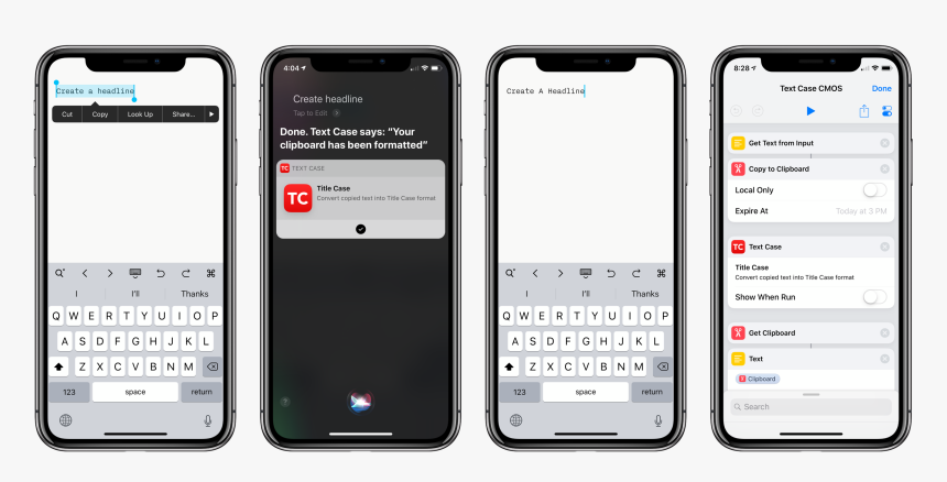 Using Text Case With Siri And Embedding It In A Custom - Ios 13 Files ...