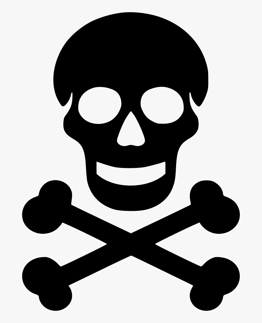 Transparent Death Icon - Simple Skull And Crossbones, HD Png Download ...