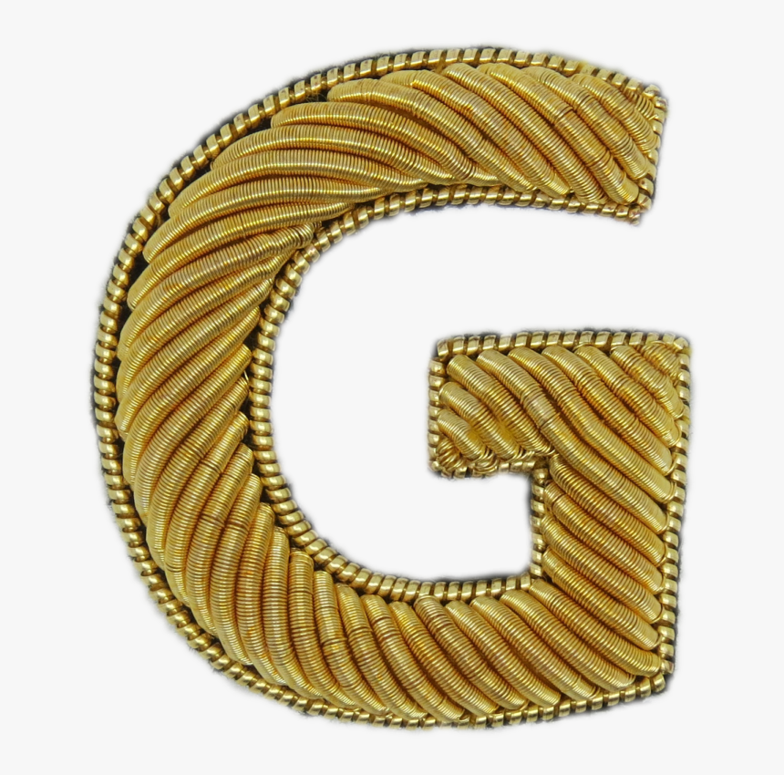 Gold Embroidered Letters Uk, HD Png Download , Transparent Png Image ...