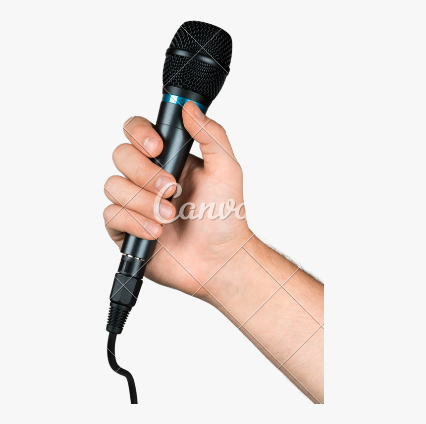 Clip Art Hand Holding Mic - Hand Holding Microphone Transparent, HD Png ...