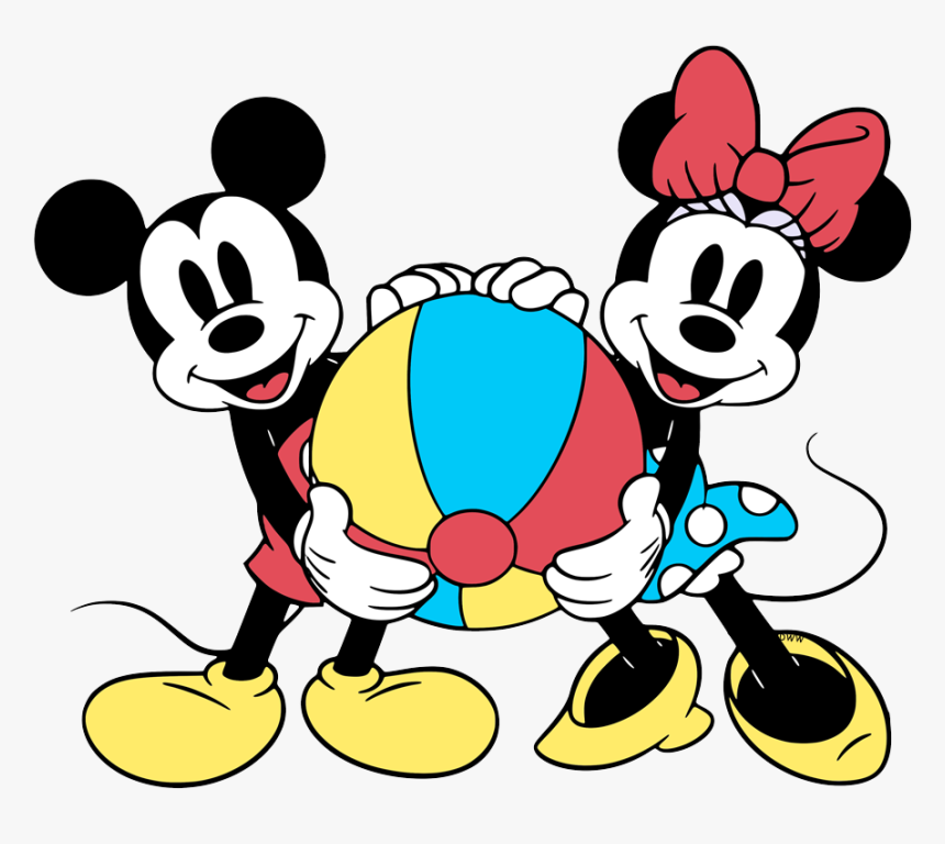 Retro Mickey And Minnie Clipart, HD Png Download , Transparent Png ...