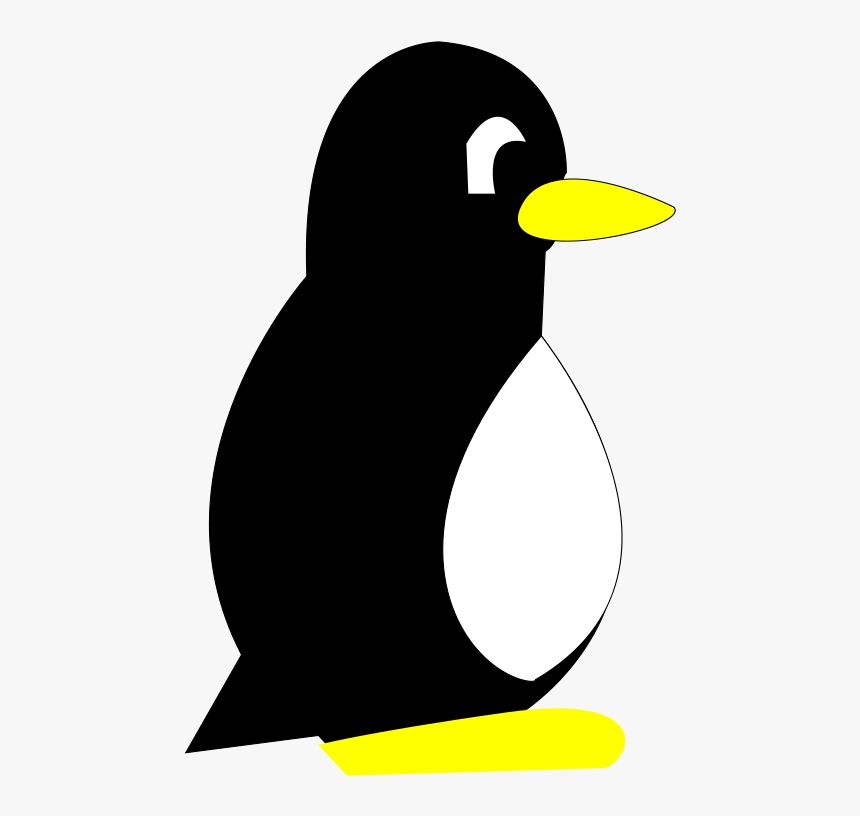 Penguin Clip Art Download - Penguin Cartoon Side View, HD Png Download ...